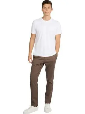 Onia Flat Front Stretch Chino Chestnut
