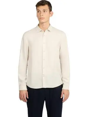 Onia Lyocell Long Sleeve Shirt - Stone