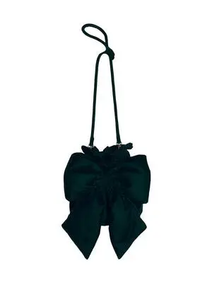 FREE PEOPLE Belle Velvet Bow Bag