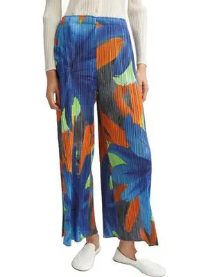 ISSEY MIYAKE Carnival Pleated Wide Leg Pants