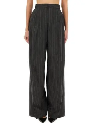 Sportmax Wide Leg Trousers - Charcoal