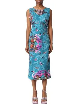 Versace Printed Dress - Blue