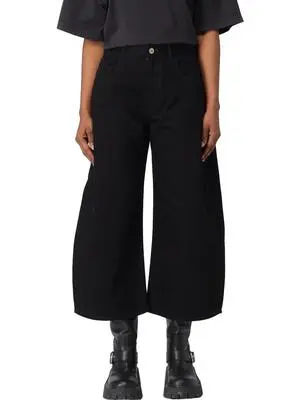 Attico Wide Leg Jeans - Black