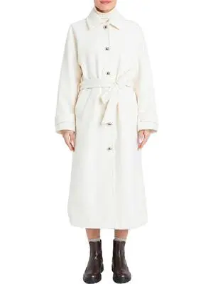 TWINSET Long Coat - White