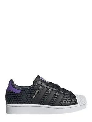 Adidas Minecraft X Superstar J 'enderman' Sneakers - Black