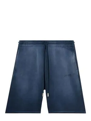 Off-White Laundry Diagonal Skate Sweatshorts - Blue