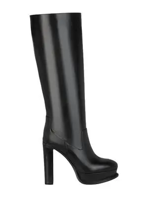 Alexander McQueen Leather Knee-high Boots - Black