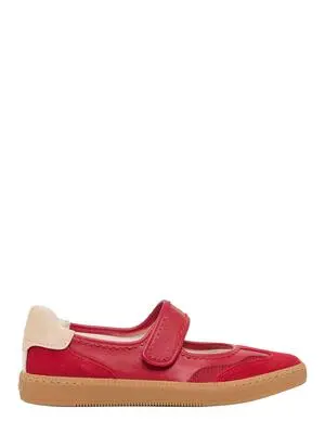 DOLCEVITA Nanet Mary Jane Sneakers - Crimson Leather