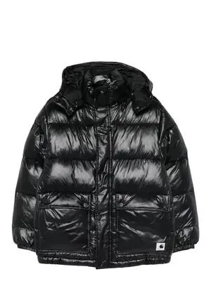 Carhartt Work In Progress Benson Zip-up Puffer Jacket - Black