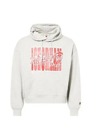 ICECREAM Oversized Cotton-jersey Hoodie - Grey