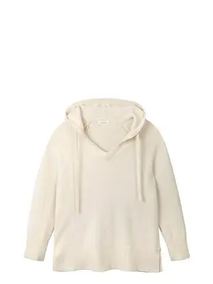 THE WHITE COMPANY Relaxed-fit Cotton-blend Hoody - Milk