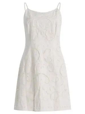 ALL THAT REMAINS Frida Cotton Mini Dress - White