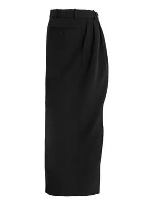 MARIE ADAM-LEENAERDT Wool Maxi Trouser Skirt
