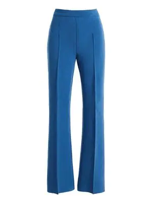 HIGH SPORT Kick Flare Merino Wool Blend Pants - Blue