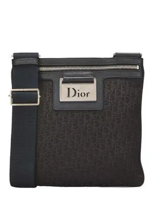Dior Trotter Canvas Street Chic Crossbody - Black