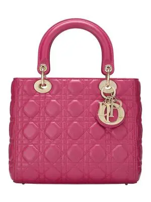 Dior Cannage Quilted Lady - Pink