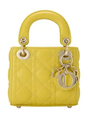 Dior Lambskin Lady - Yellow