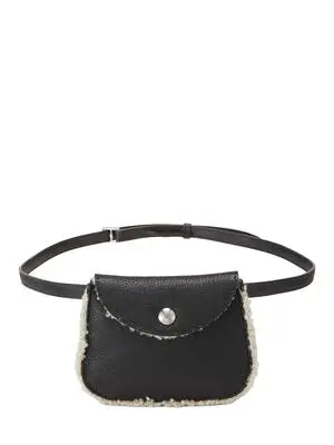 Hermès Clemence Trim Waist Pouch - Black