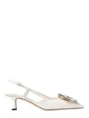 JIMMY CHOO Mimmi 50 Slingbacks - Latte/latte