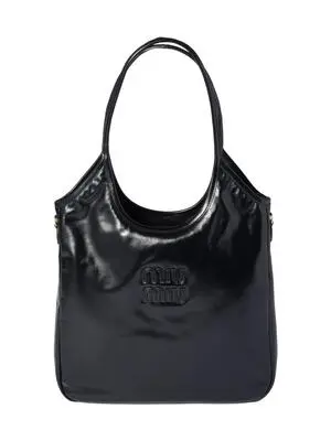 Miu Miu Ivy Leather Bag - Black