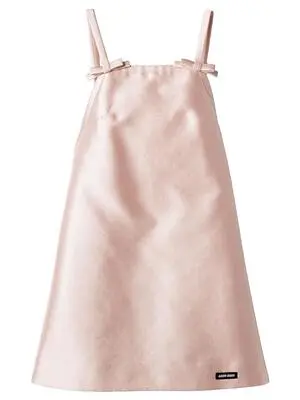 Miu Miu Silk And Wool Mini-dress - Alabaster Pink