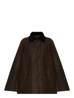 TOTEME Insulated Jacket With Corduroy Collar - Brown