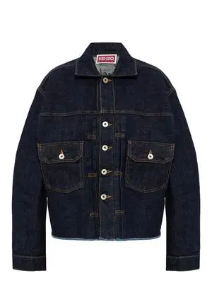 Kenzo Denim Jacket Navy Blue