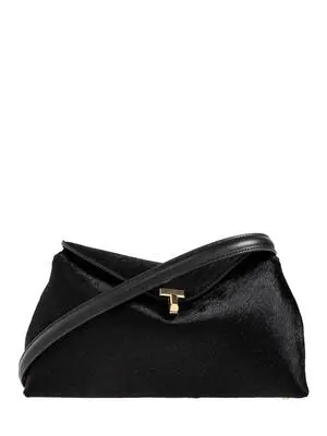 TOTEME Clutch With Logo - Black