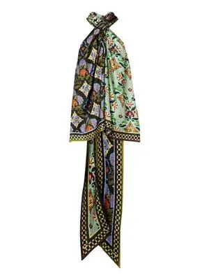 ALEMAIS Cece Floral Halterneck Top - Multicoloured