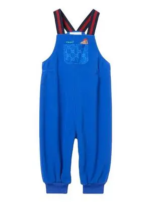 Gucci Fleece Overall - Blue