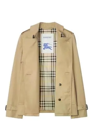 Burberry Belted Double-breasted Jacket - Brown