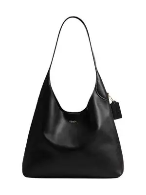 COACH Leather Shoulder Bag - Black