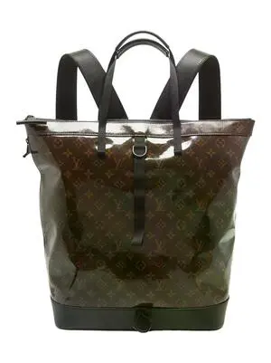 LOUIS VUITTON Monogram Glaze Backpack - Brown
