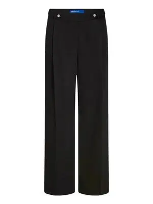 Karl Lagerfeld Wide-leg Trousers - Black