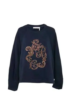 See By Chloé 2020 Fleece Sweatshirt - Blue