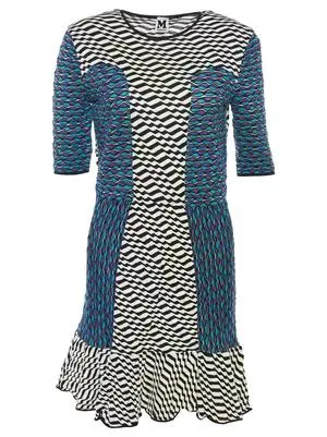 Missoni Patterned Knit Midi Dress - Blue