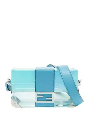 Fendi Leather Shoulder Bag - Blue