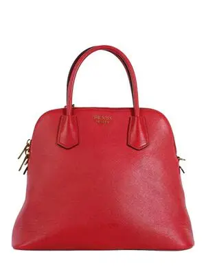 Prada Saffiano Leather Tote Bag - Red