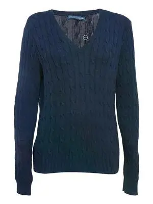 POLO RALPH LAUREN Cable-Knit V-Neck Sweater