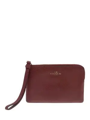 COACH VINTAGE Leather Wristlet - Red