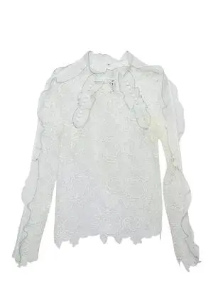 SELF-PORTRAIT 2012 Lace Blouse - White