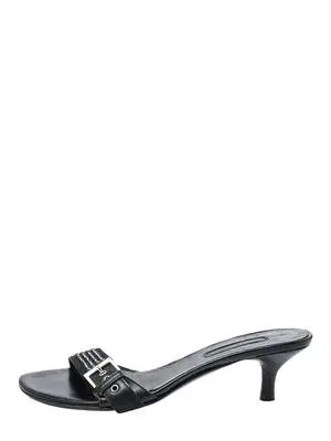 Paciotti 45mm Leather Buckled Sandals - Black