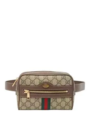 Gucci Ophidia Gg Supreme Belt Bag - Neutrals