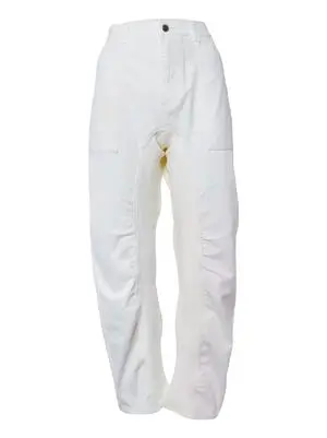 Stella McCartney Stretch-cotton Trousers - White