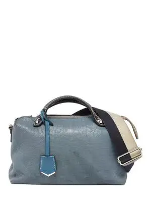 Fendi Leather Tote Bag - Blue