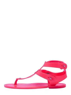 Marc Jacobs Jelly T-bar Flat Sandals - Pink