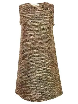 Valentino Garavani Sleeveless Mini Dress - Brown