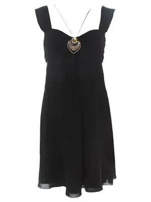 TEMPERLEY LONDON Embellished Silk Mini Dress - Black