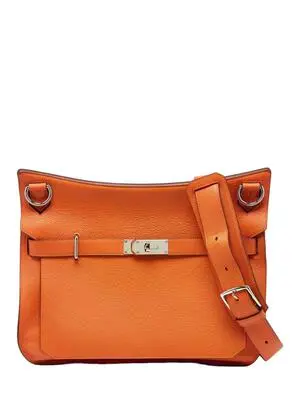 Hermès Jypsiere Leather Shoulder Bag - Orange