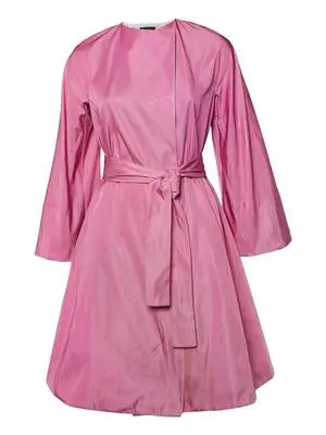 Carolina Herrera Belted A-line Coat - Pink